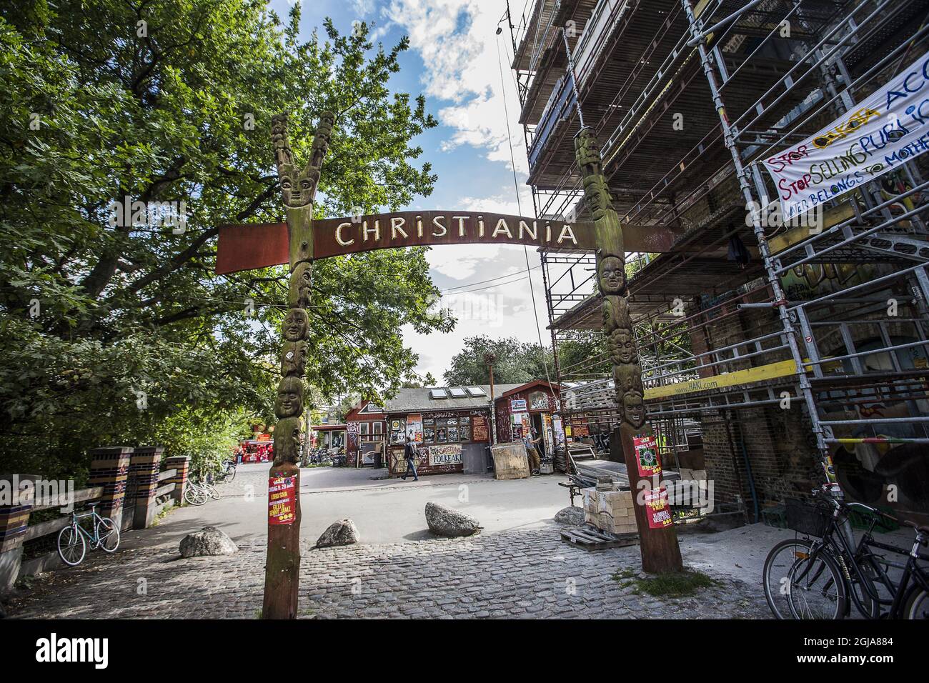 COPENHAGEN 2016-09-01 Christiania, also known as Freetown Christiania ...
