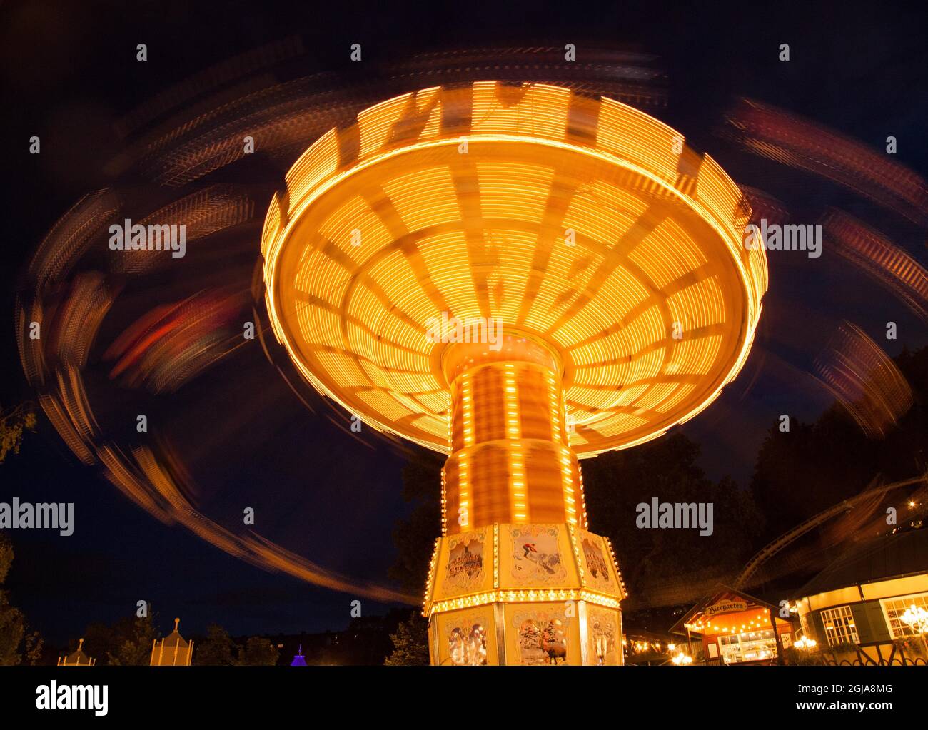 GOTEBORG 2016-08-04 Carousel, amusement park Foto Jeppe Gustafsson / TT ...
