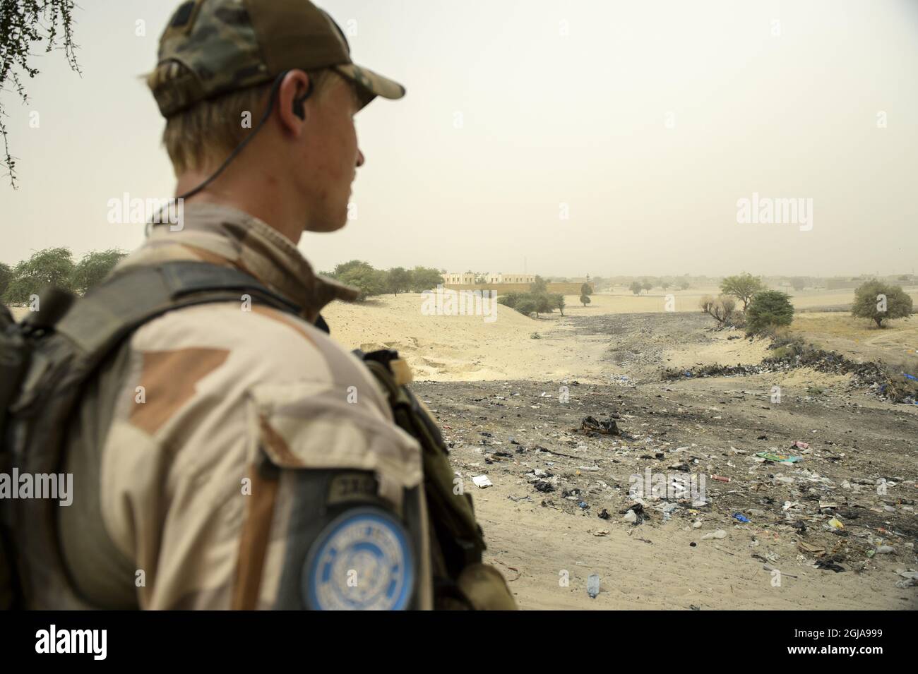 TIMBUKTU 20150922 Swedish soldiers in the UN task force MINUSMA near ...