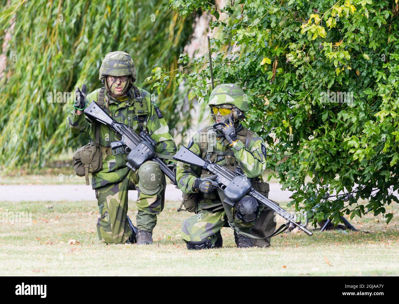 Swedish military exercise hi-res stock photography and images - Alamy