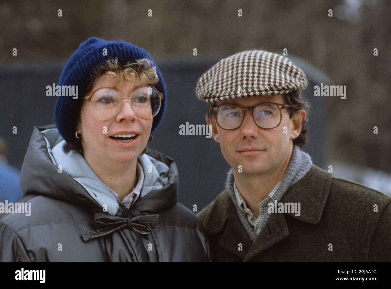 STOCKHOLM 1982-02-27 Princess Christina of Sweden and her husband Mr ...