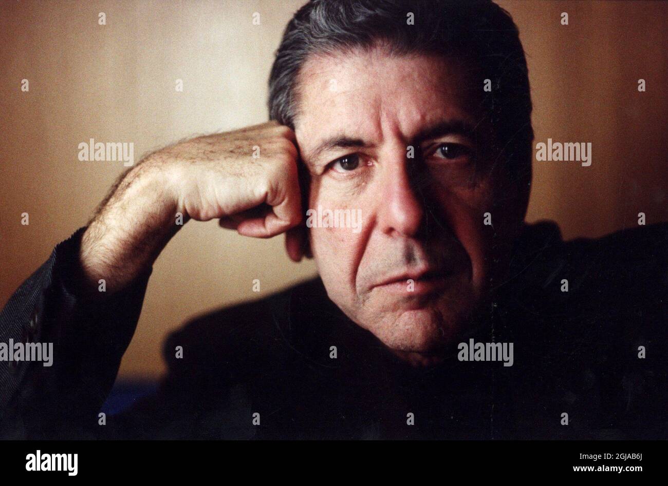 STOCKHOLM 1992-11-28. Leonard Cohen, singer, poet has died. He was 82 ...