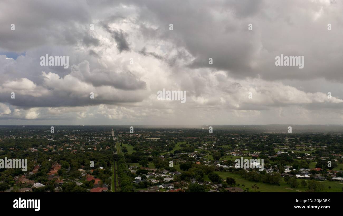 Aerial view of buildings in Fort Lauderdale Florida, USA Stock Photo ...
