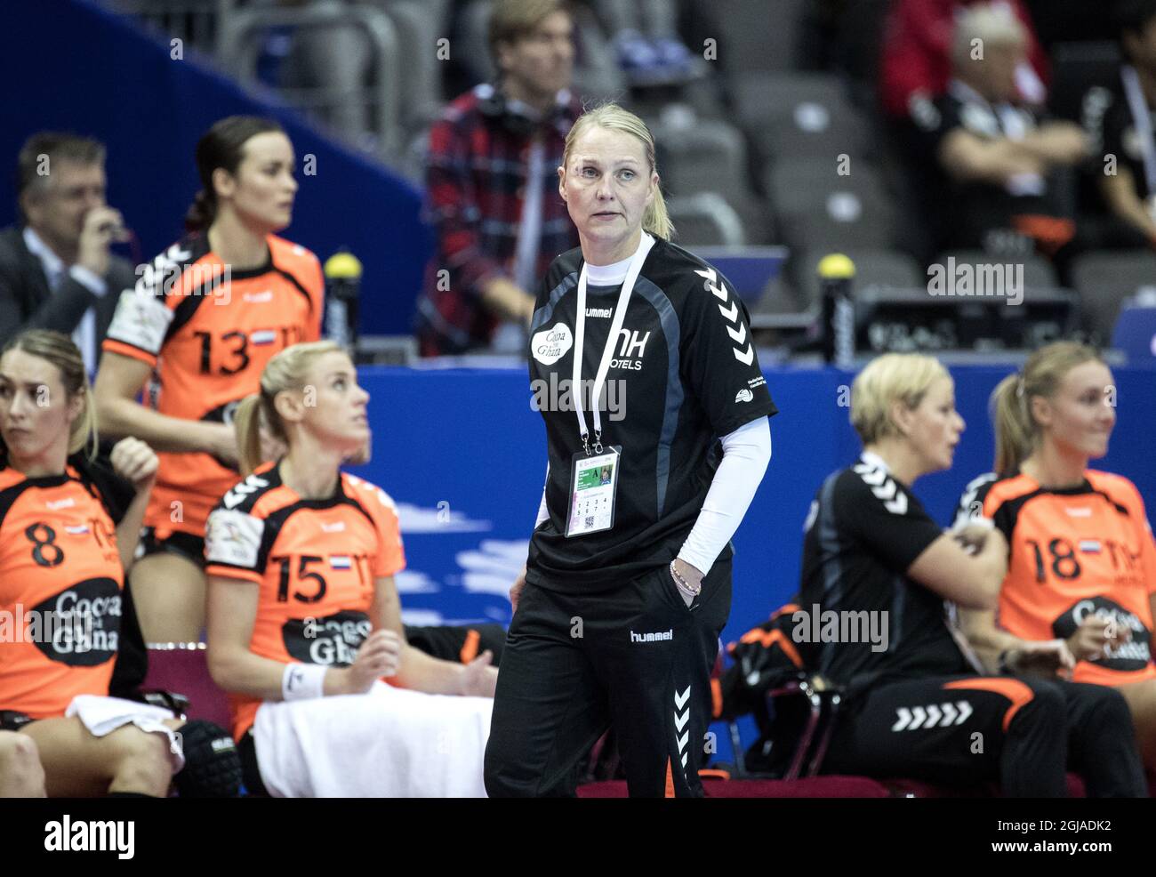 Womens handball danish handball championship hi-res stock photography ...