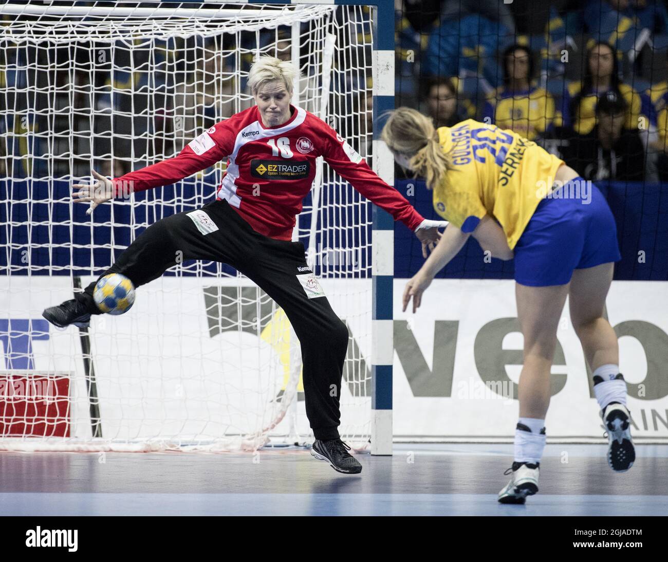 Handball save hi-res stock photography and images - Alamy