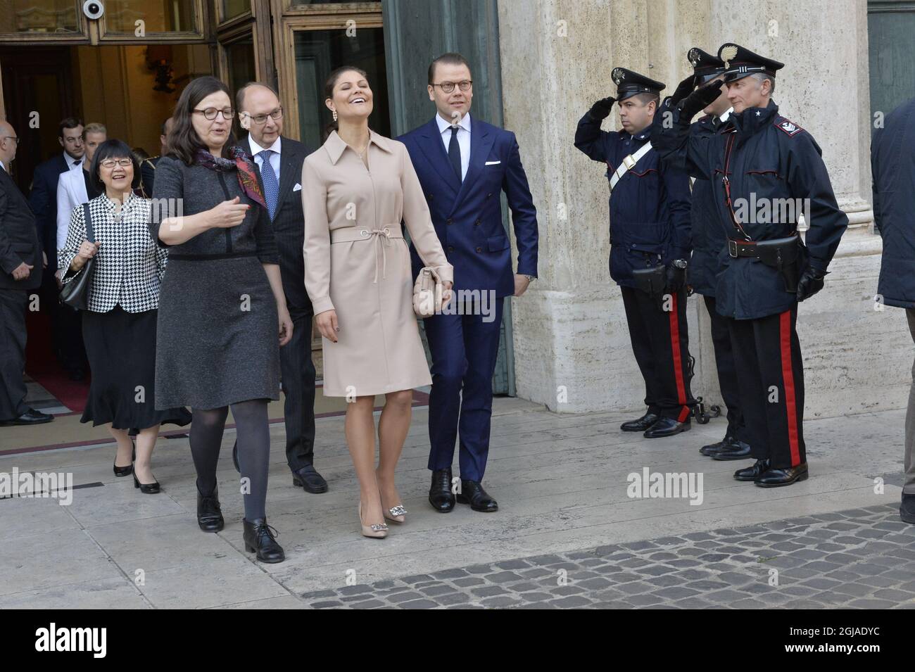 ROM 2016-12- From left Anna Ekstrom education Minister, Prince Daniel ...