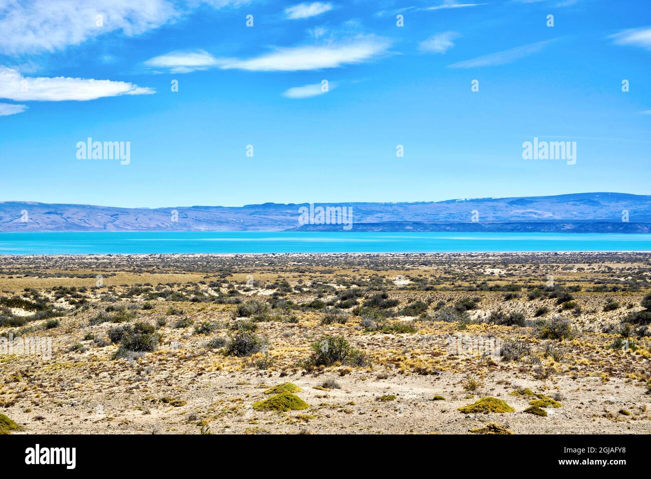 Argentina, Santa Cruz. Driving RN40 between Tres Lagos and Las ...