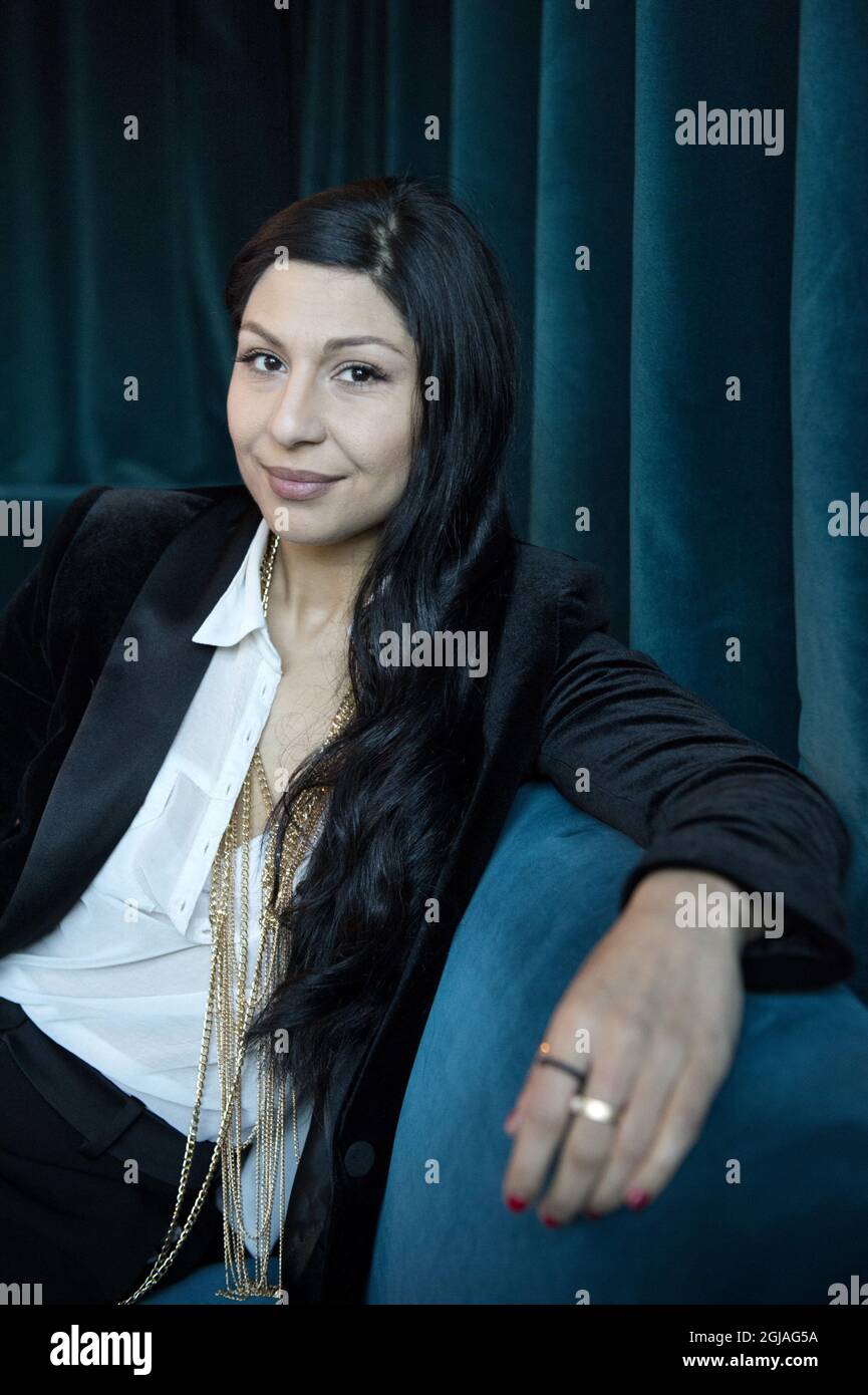 STOCKHOLM 20151214 Swedish Actress of Iranian descent, Bahar Pars ...