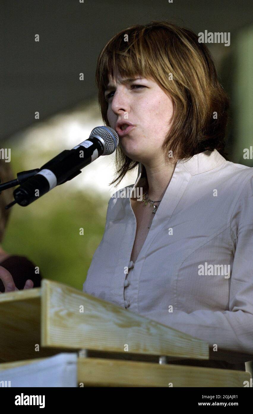 STOCKHOLM 20040704 File picture of UN employee Zaida Catalan. catalan ...
