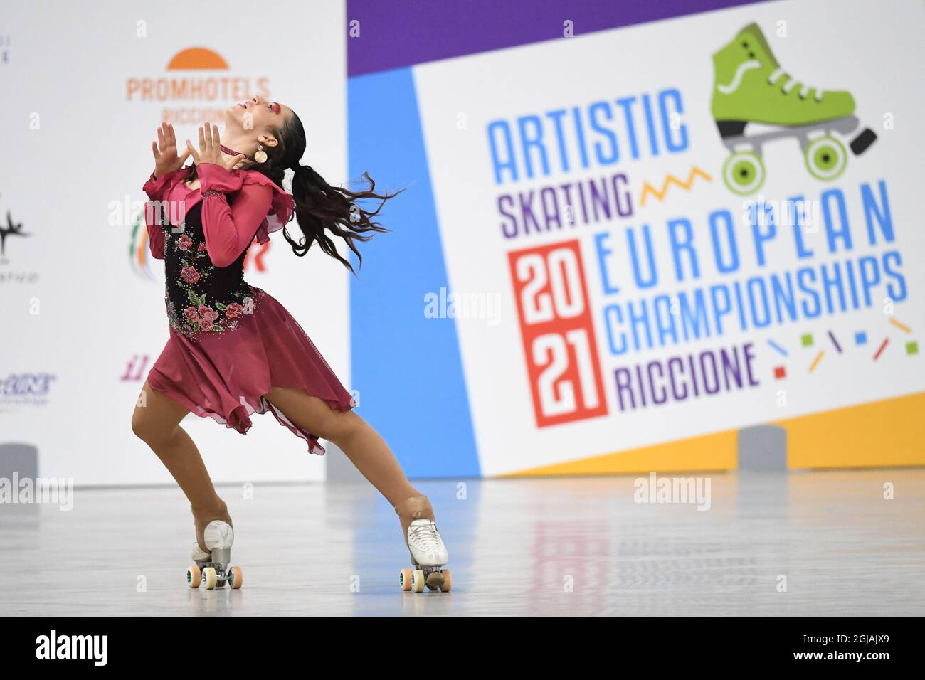 EMILY PARMA, Italy, performing in Junior Solo Dance - Free Dance at The ...