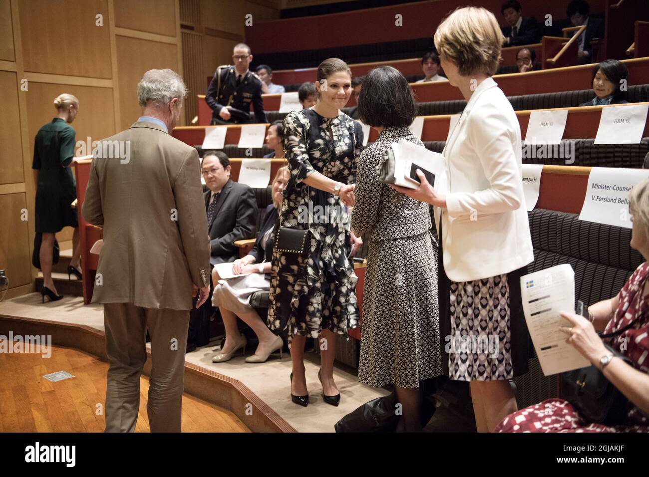 TOKYO 20170420 Crown Princess Victoria and The Swedish ambasador to ...