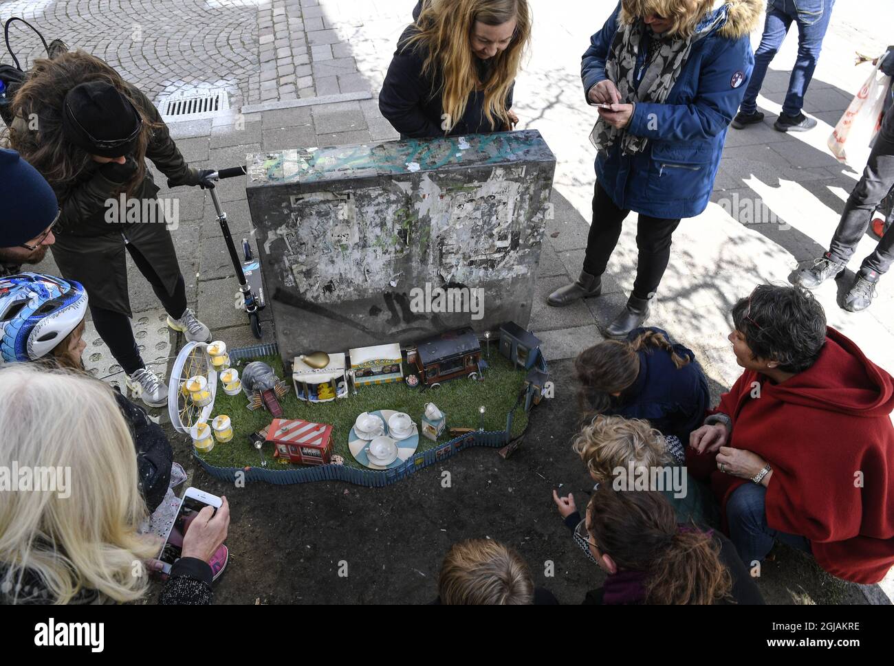 A miniature amusement park for mice called "Tjoffsans tivoli" attracts ...