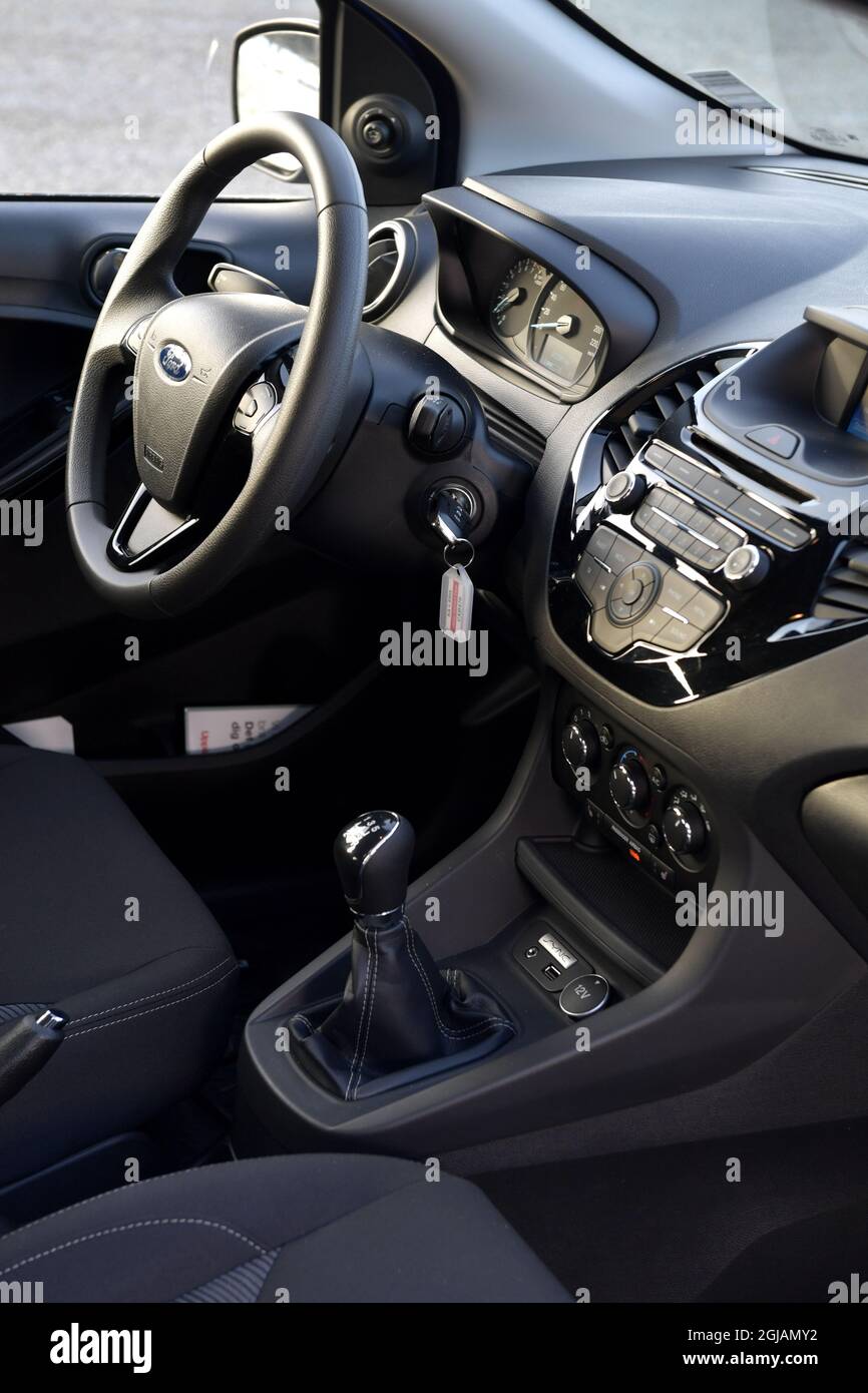 Ford Ka+ dashboard, steering wheel, Foto: Anders Wiklund / TT / kod ...