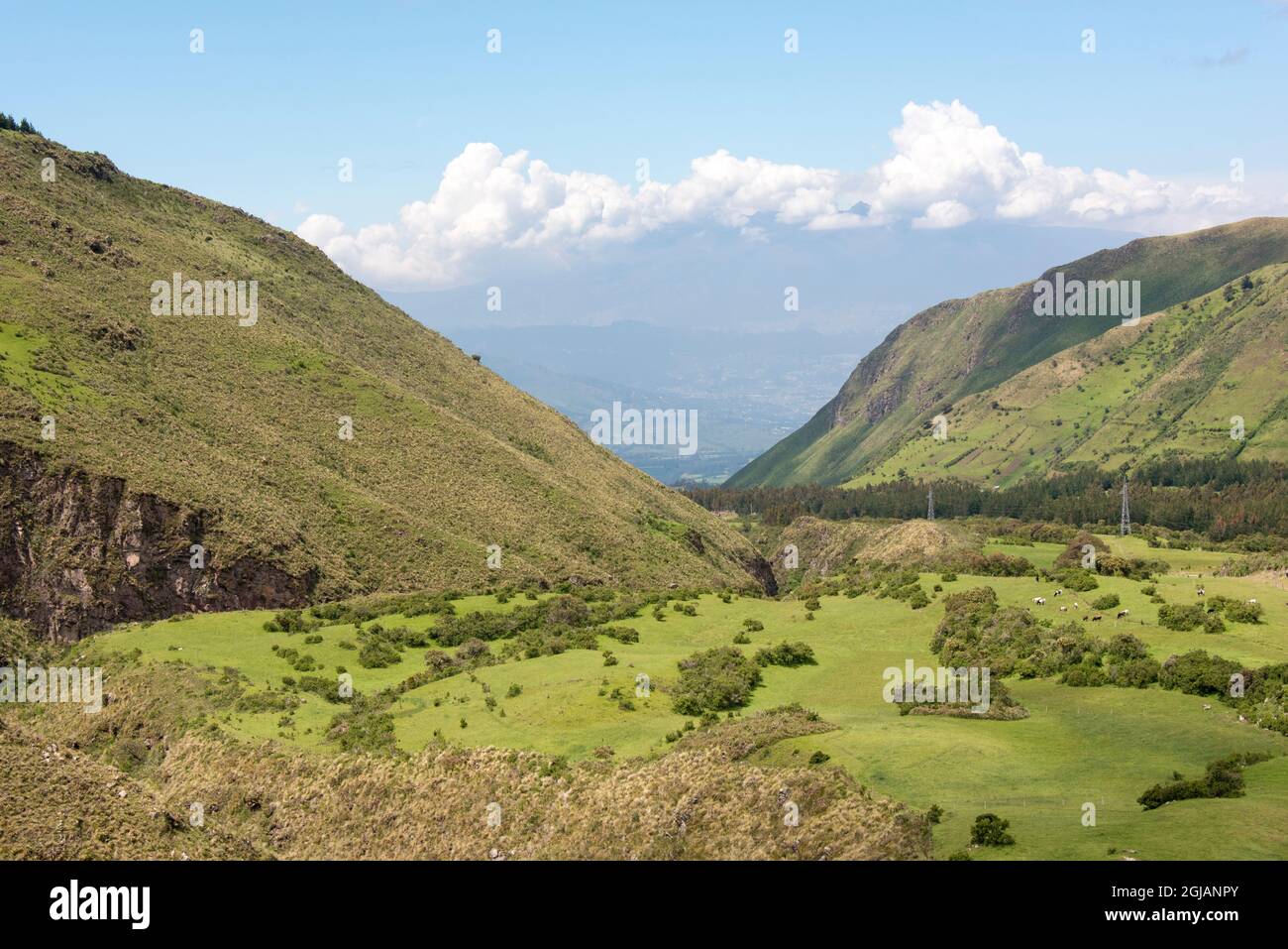 Ecuador, Inter-Andean Valley Stock Photo - Alamy