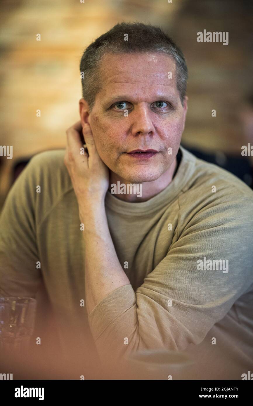 20170531 VAXJO. Mr Kaj Linna is seen after release from jail in Vaxjo ...