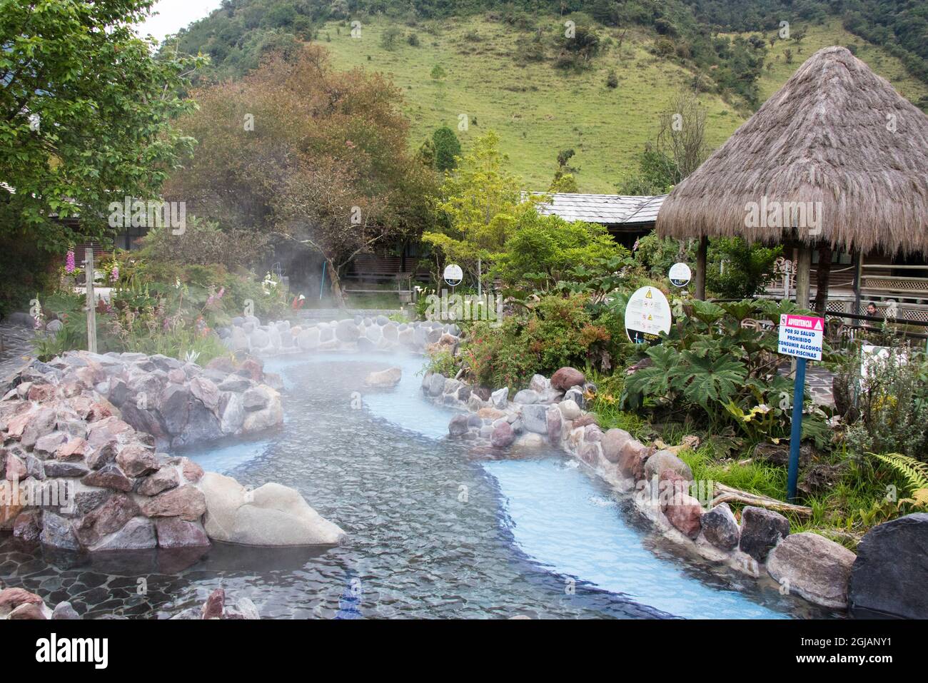 Ecuador, Papallacta. Termas Hot Springs Spa and Resort in High Andes ...