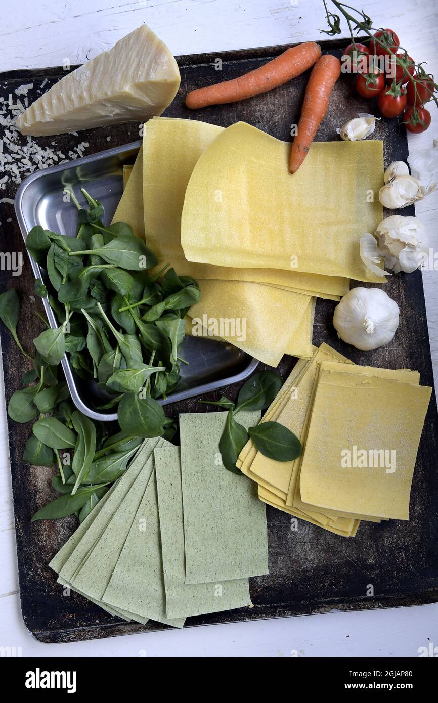 Lasagne sheets Foto: Janerik Henriksson / TT / Kod 10010 Stock Photo ...