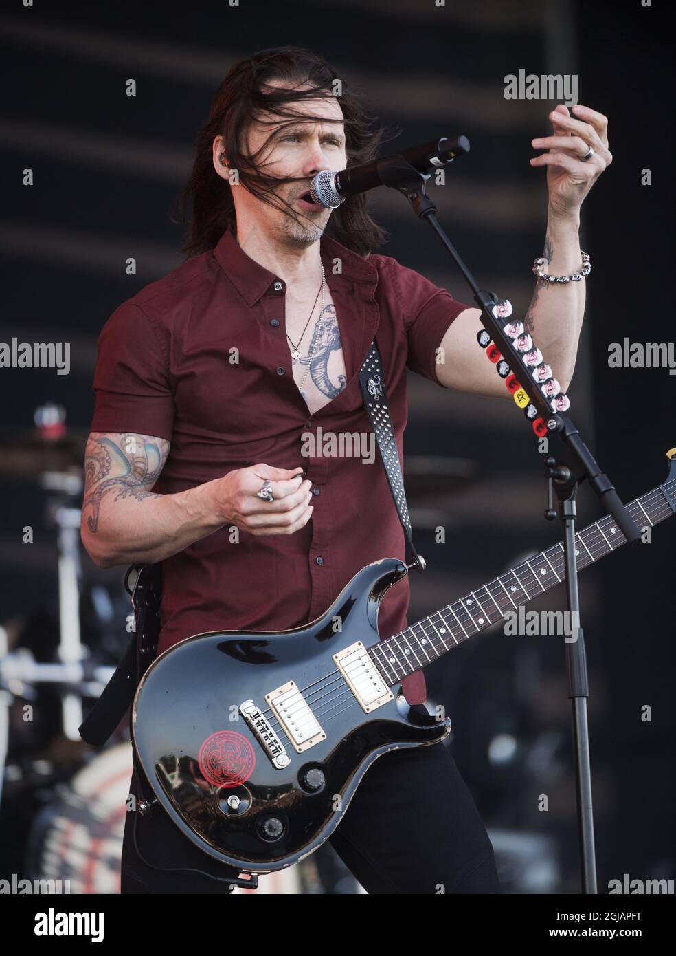 SOELVESBORG 20170608 Myles Kennedy, singer of American rock band Alter ...