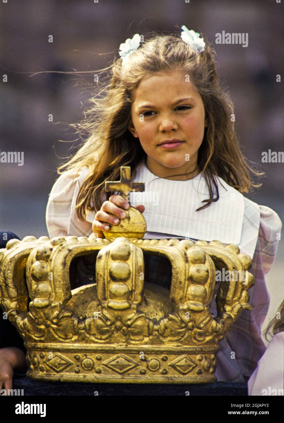 STOCKHOLM 1987-04-30 Crown Princess Victoria the the yeard of the Royal ...
