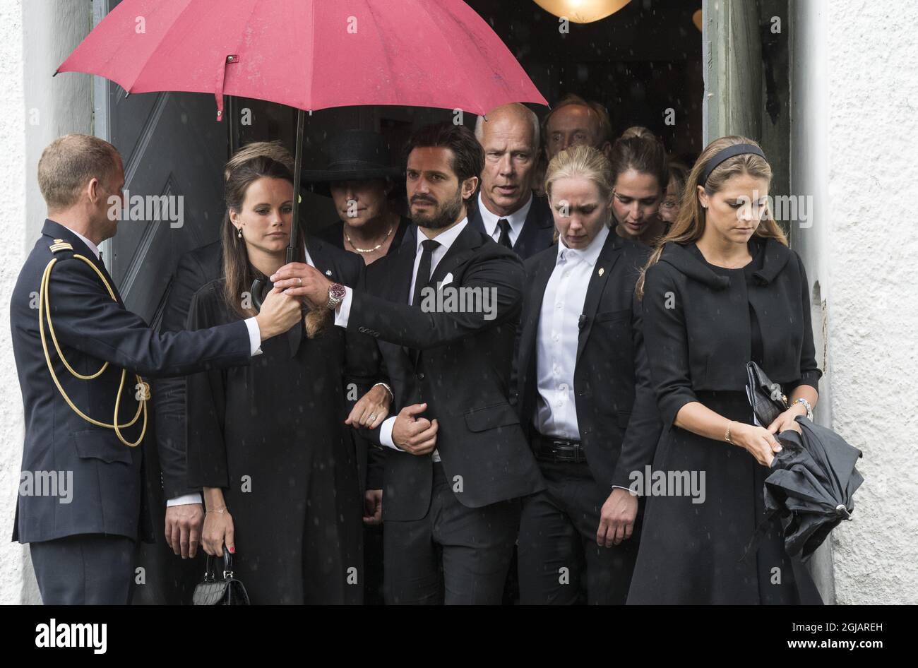 TROLLE LJUNGBY 2017-07-12 The Swedish royal family at the funeral ...