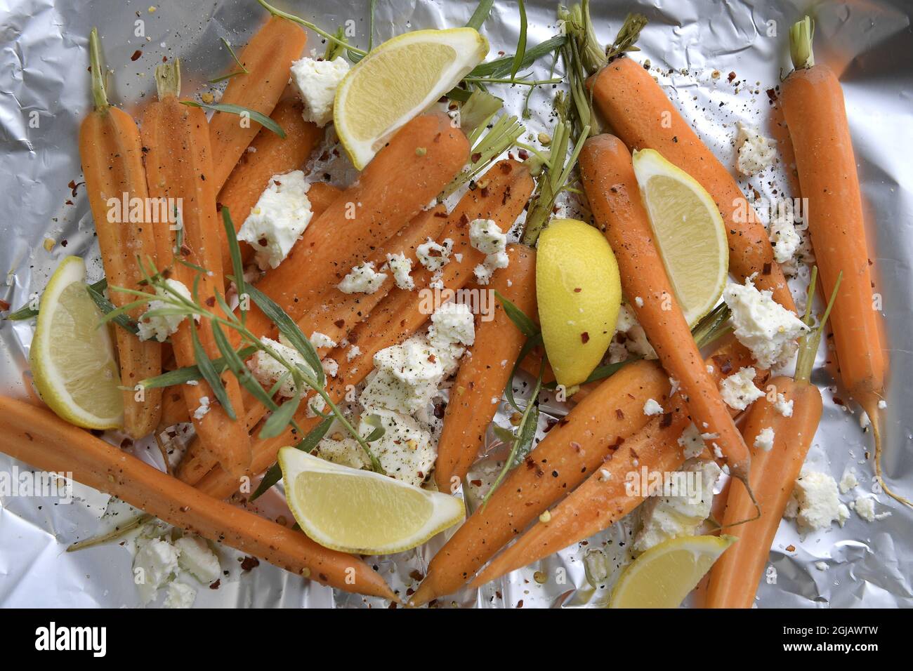 Carrot with dragon, feta and chili Foto: Janerik Henriksson / TT / Kod ...