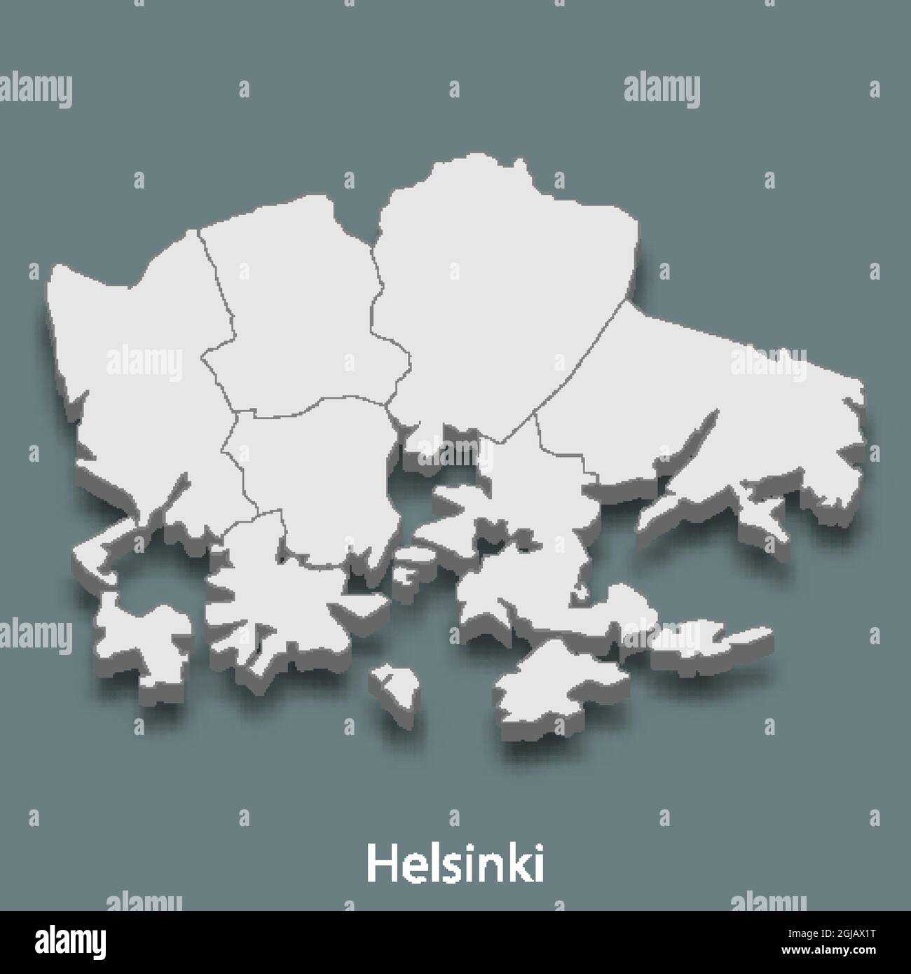 Finland political map capital helsinki Stock Vector Images - Alamy