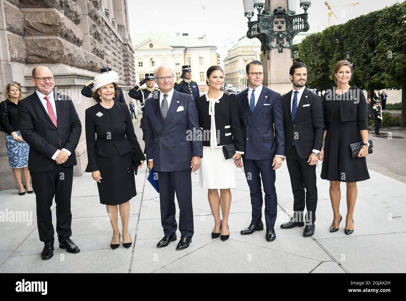 STOCKHOLM 20170912 Speaker of the Parliament, Mr Urban Ahlin, Queen ...