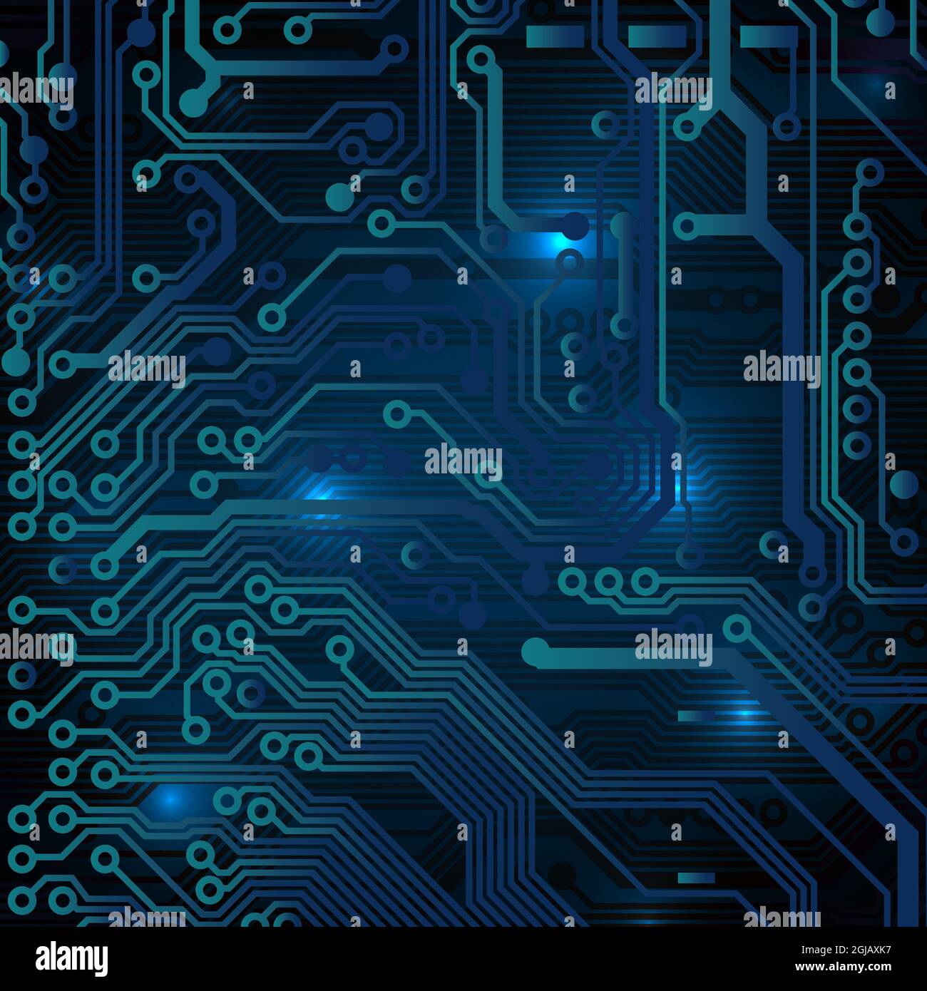 Circuit board background. Technology concept, dark background. Analog ...