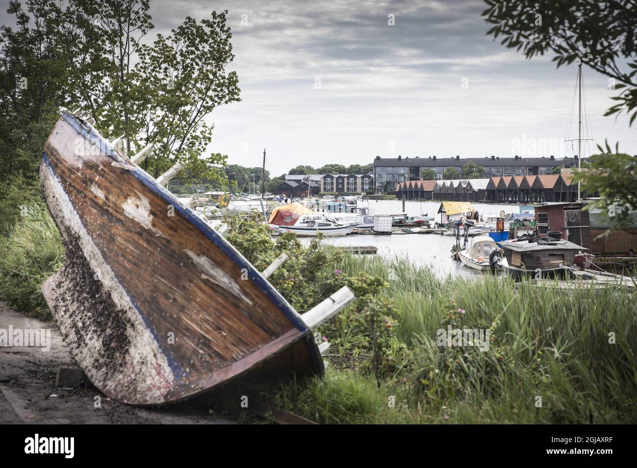 Refshaleoen, former shipyard with trendy restaurants as Amass and ...