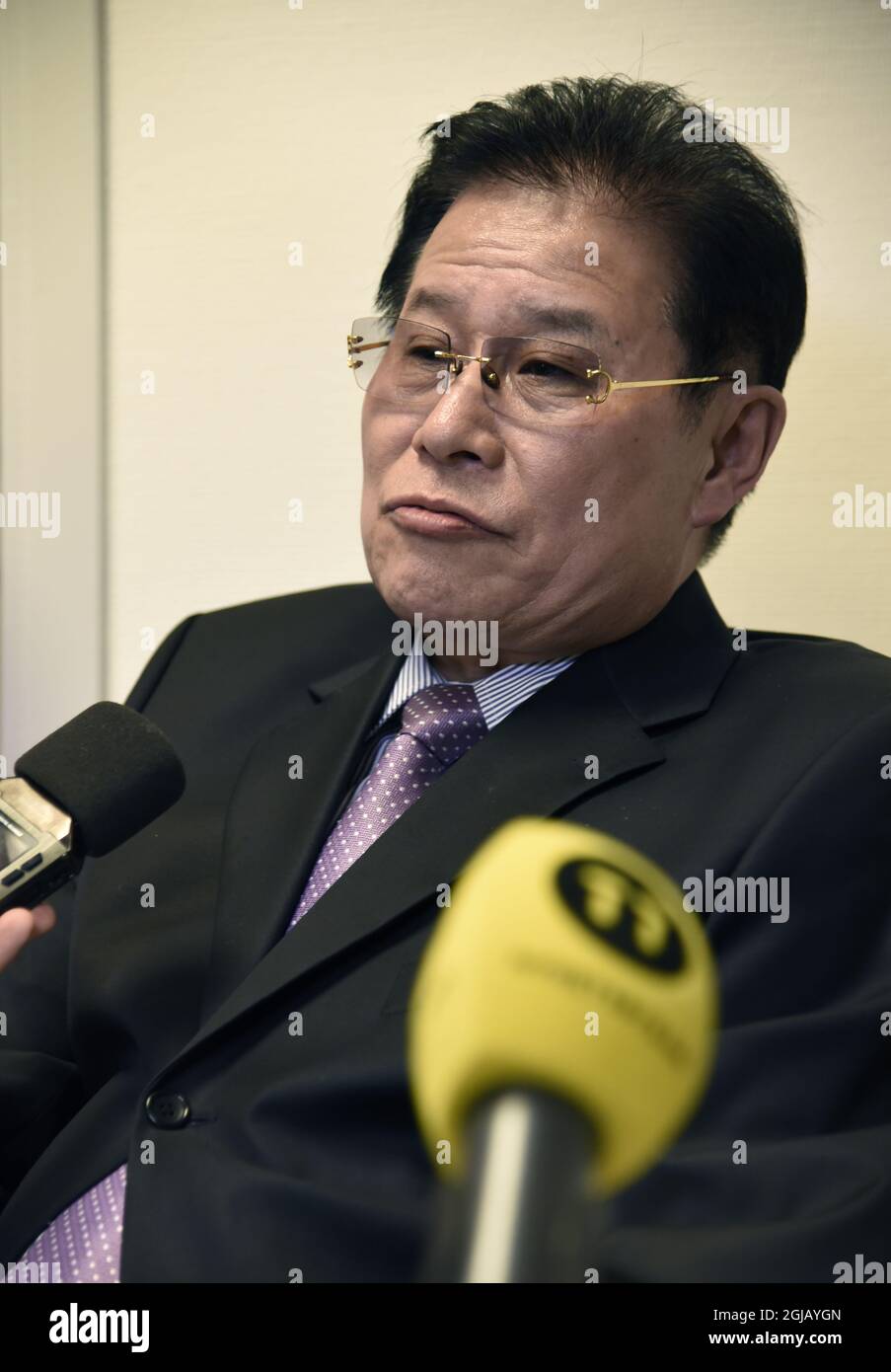 Yong Dok Kang . North Korean Ambassador to Sweden. Foto: Susanna ...