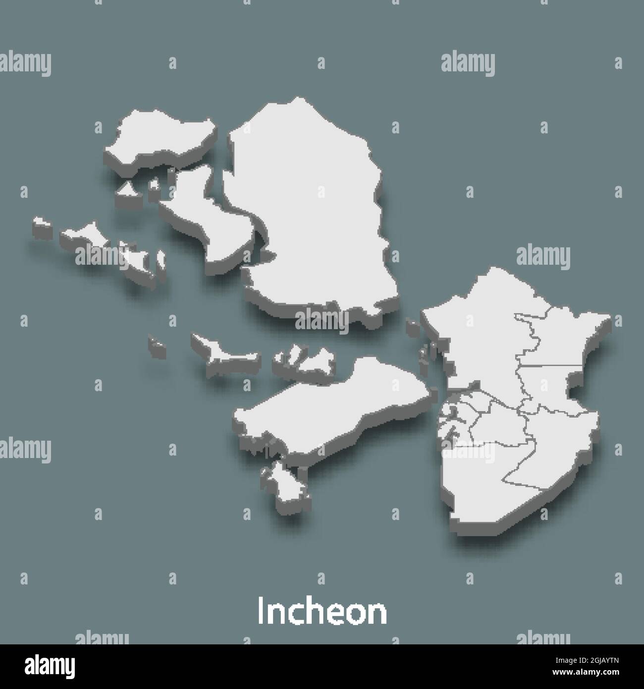 Map Of Incheon High Resolution Stock Photography and Images - Alamy