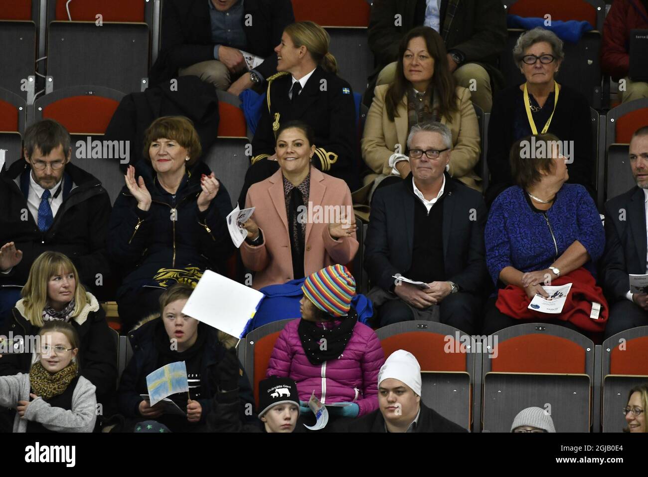 OSTERSUND 2017-10-13 Crown Princess Victoria attended the para ice ...