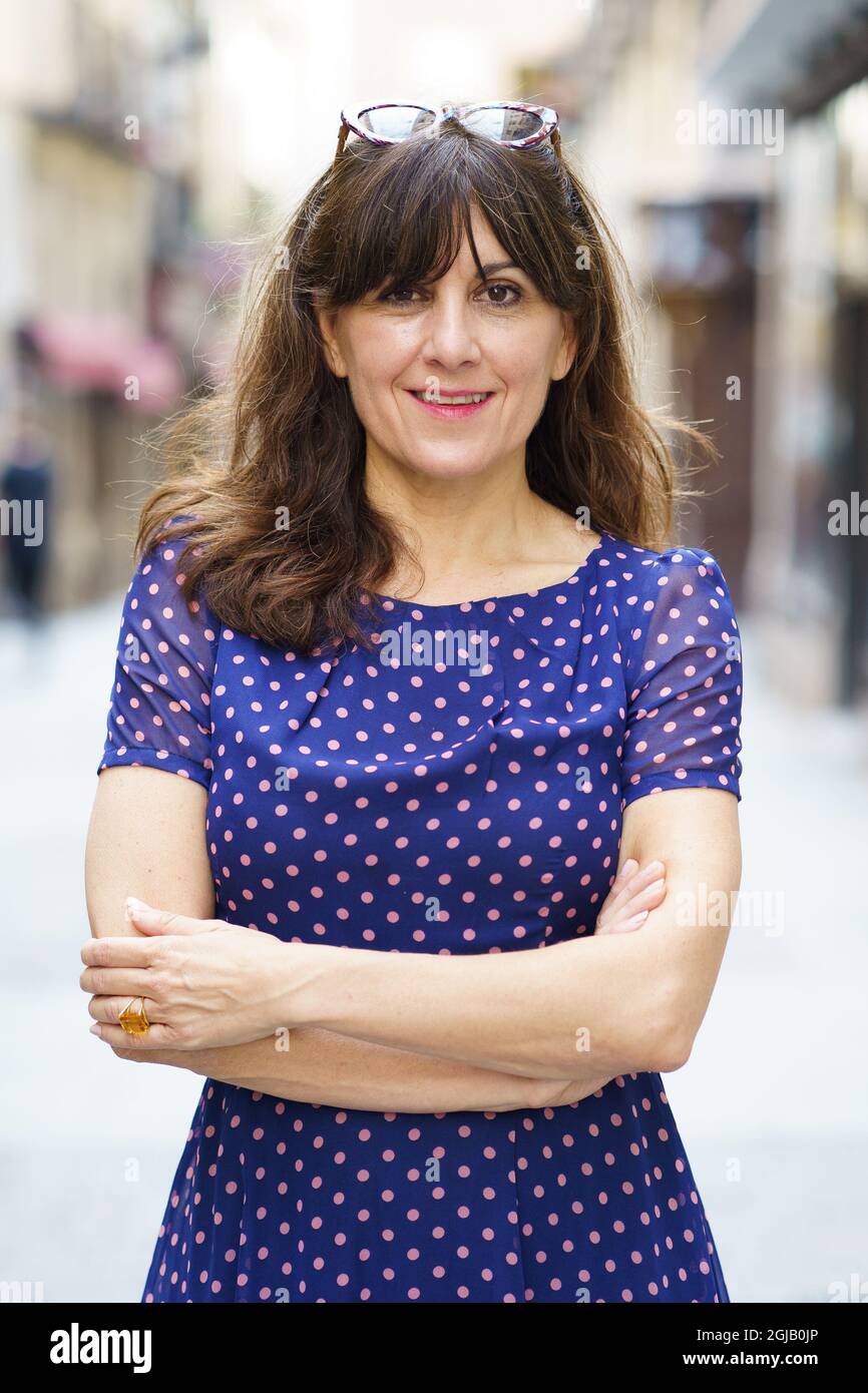 Actress Ana Rayo poses during the portrait session in Madrid. (Photo by ...