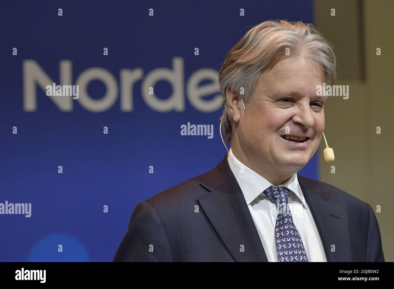 STOCKHOLM 2017-10-26 Nordea CEO, Casper von Koskull, is seen during the ...