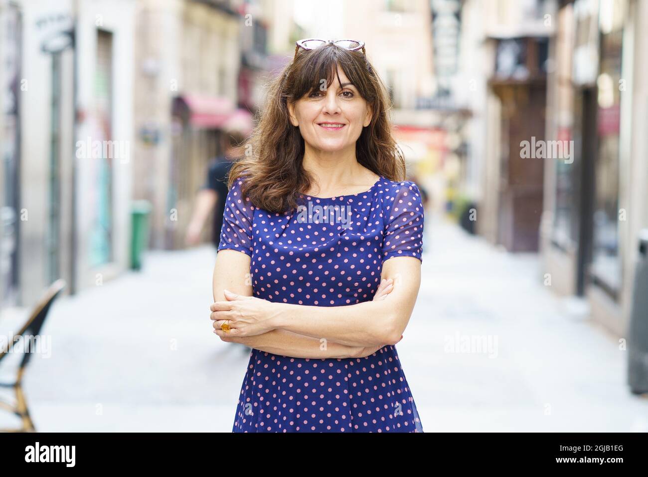 Actress Ana Rayo poses during the portrait session in Madrid. (Photo by ...