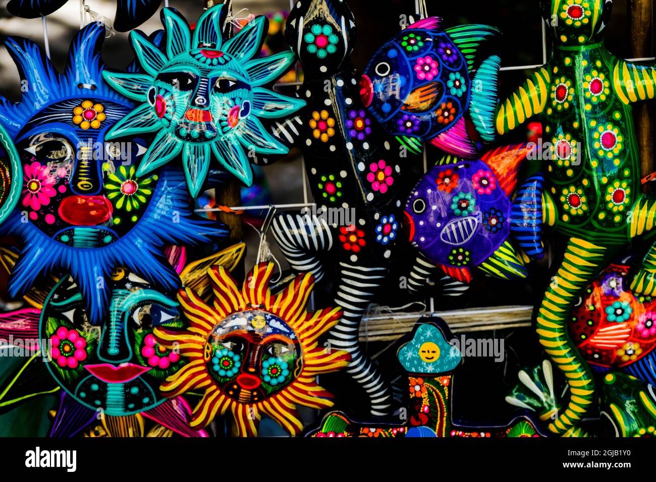 Mexican ceramic sun hi-res stock photography and images - Alamy