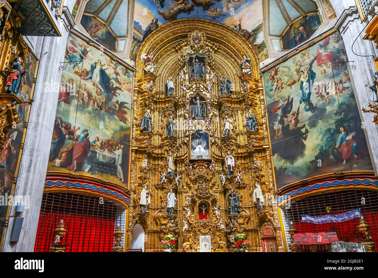 Basilica Altarpiece Saints La Ensenanza Our Lady of Pilar Church ...