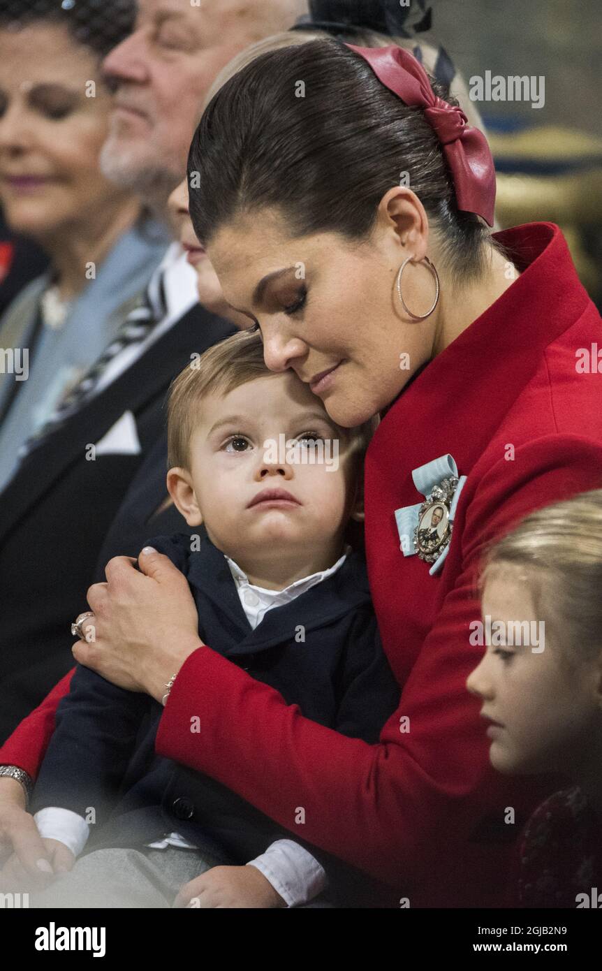 STOCKHOLM 20171201 Prince Oscar and Crown Princess Victroria aduring ...