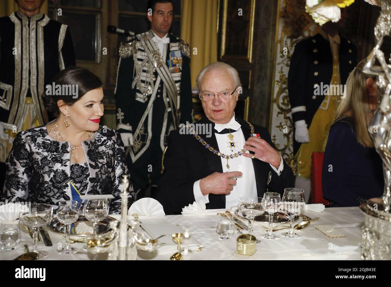 STOCKHOLM 20180117 Iceland's First Lady Eliza Jean Reid and Sweden's ...