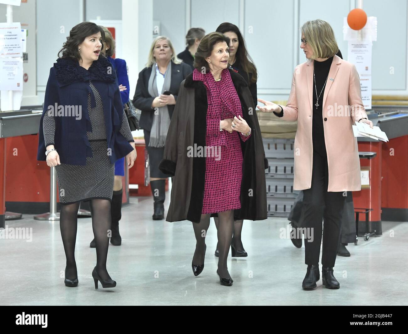 STOCKHOLM 2018-01-18 Eliza Jean Reid, wife of the President of Iceland ...