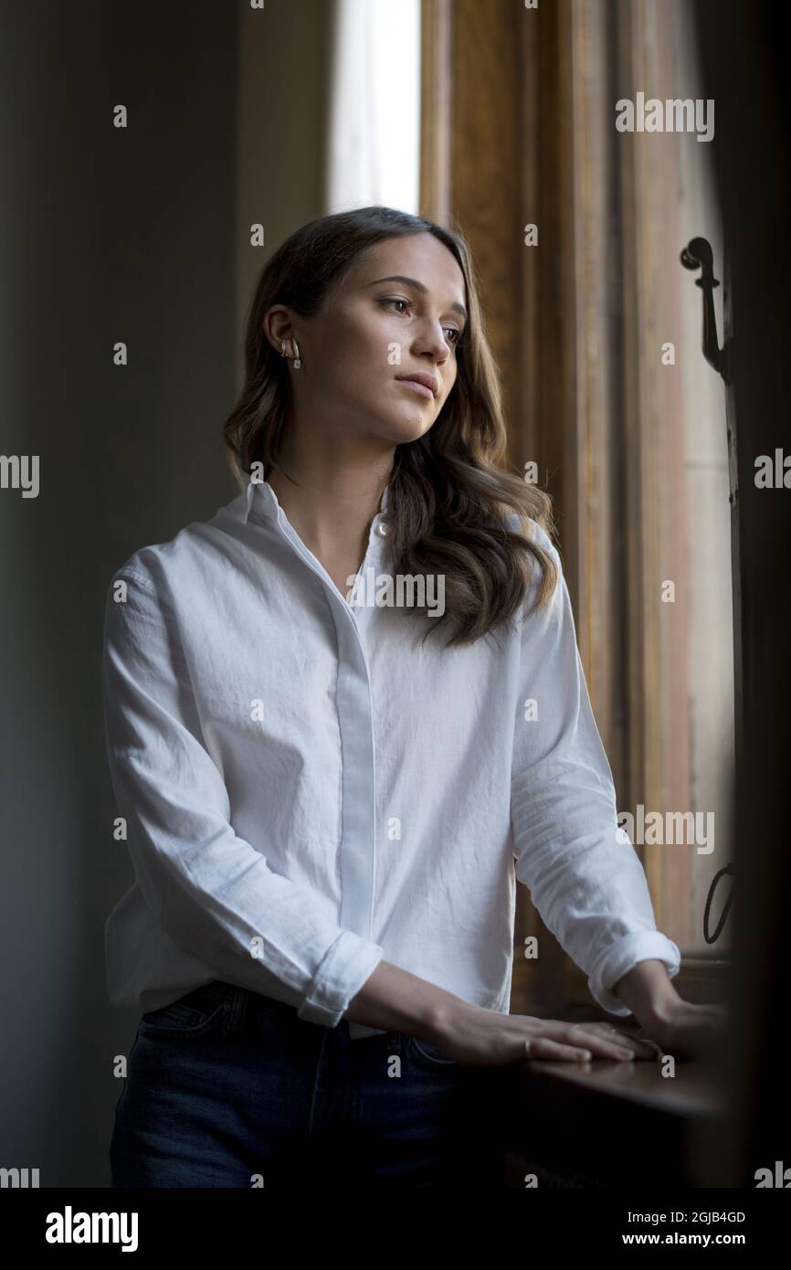GOTHENBURG 2018-01-27 Swedish actress Alicia Vikander poses during a ...