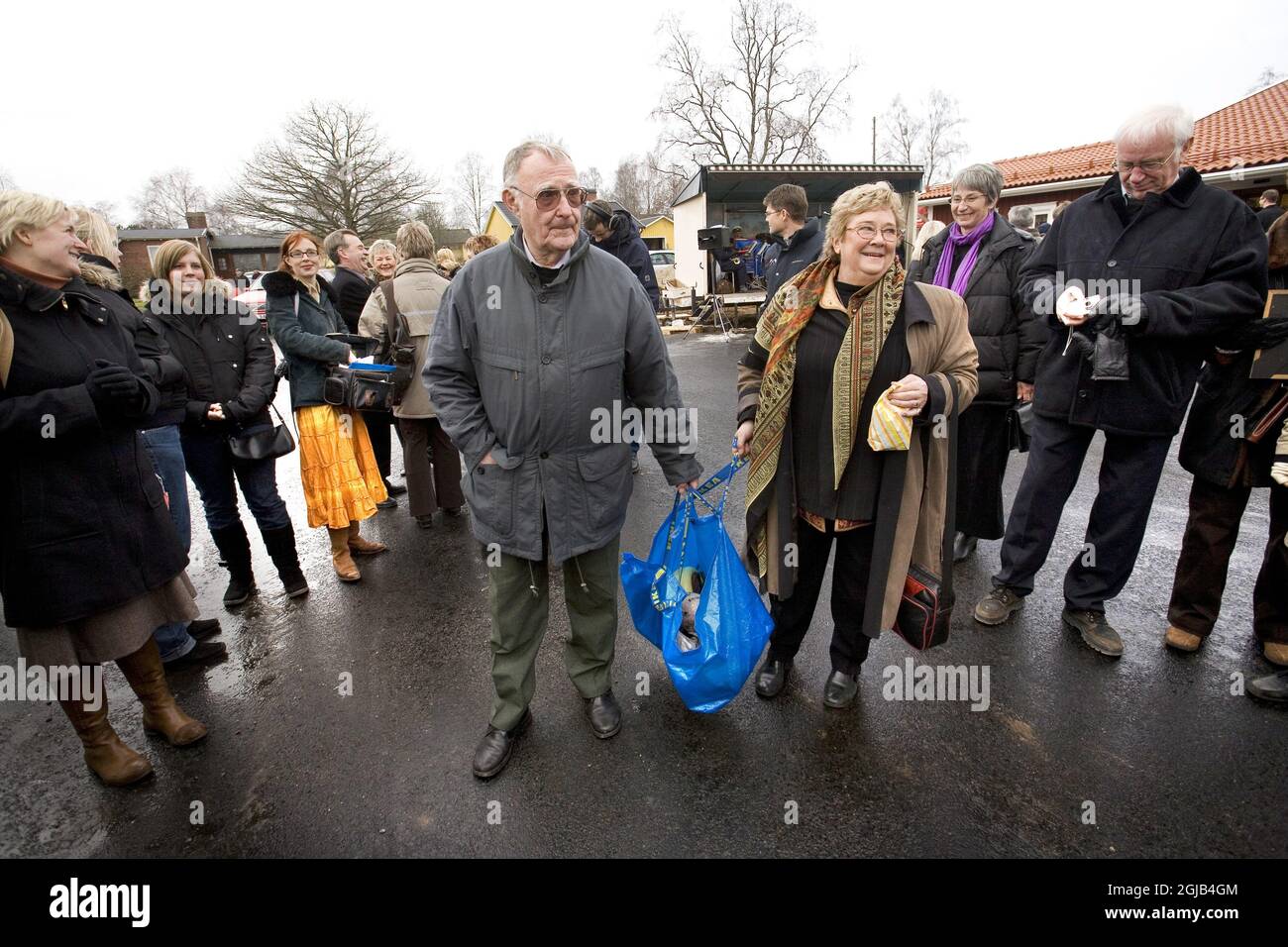 AGUNNARYD 2011-12-13 file 2005-12-10. Ikea founder Ingvar Kamprad with ...