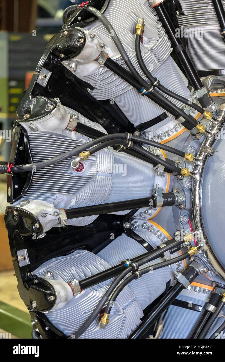 Military aircraft engine Stock Photo - Alamy