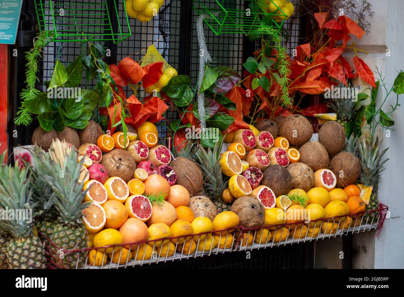 Istanbul Turkey September 05 2021 traditional commerce of fruits Stock ...
