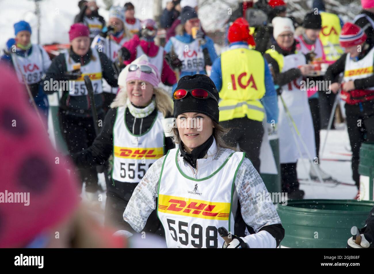 MORA 20180224 Princess Sofia takes part in the long distance (30km ...