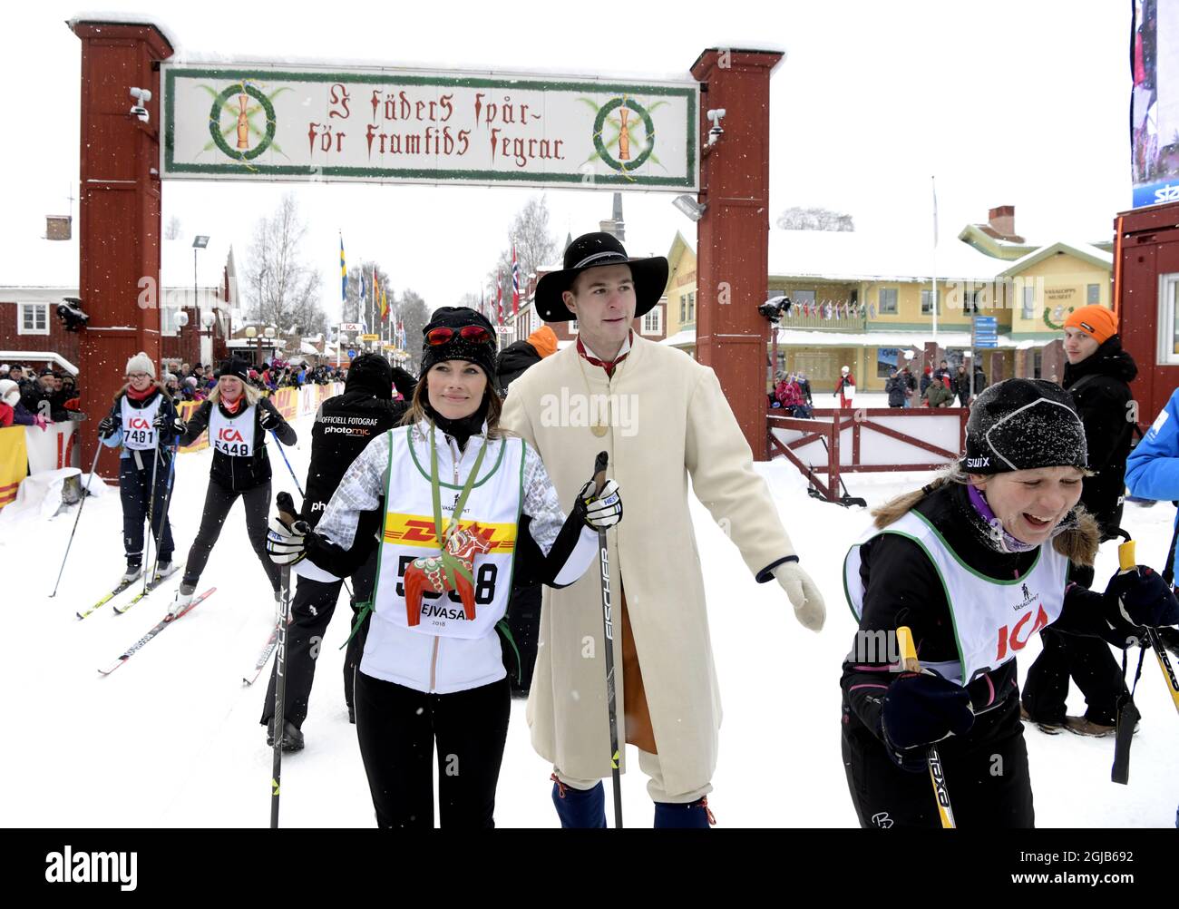 MORA 20180224 Princess Sofia takes part in the long distance (30km ...
