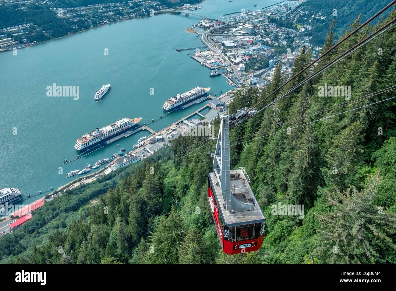 Mount roberts tramway aerial hi-res stock photography and images - Alamy