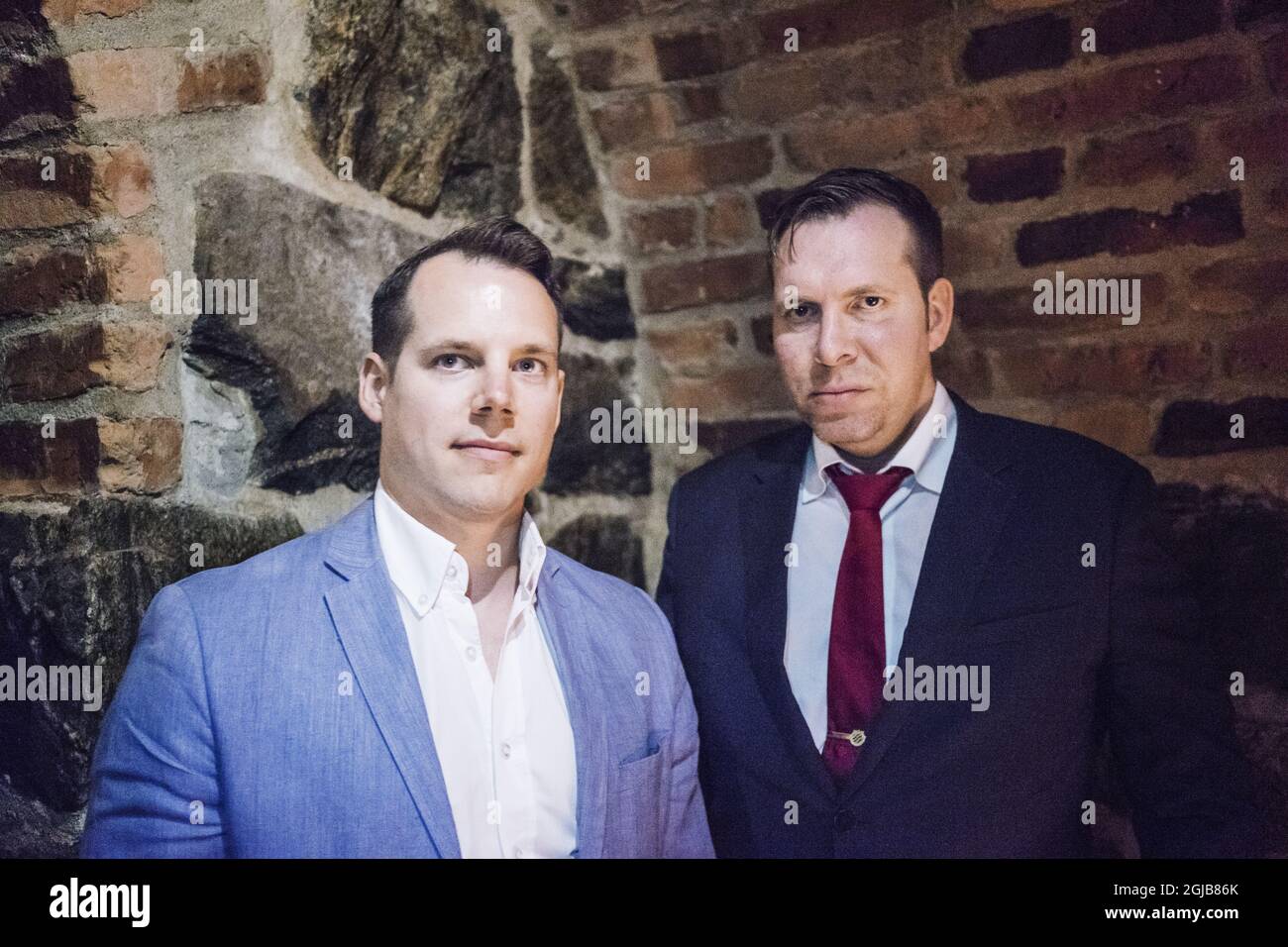 STOCKHOLM 20170519 Christoffer Dulny (formerly SD) and Daniel Friberg ...