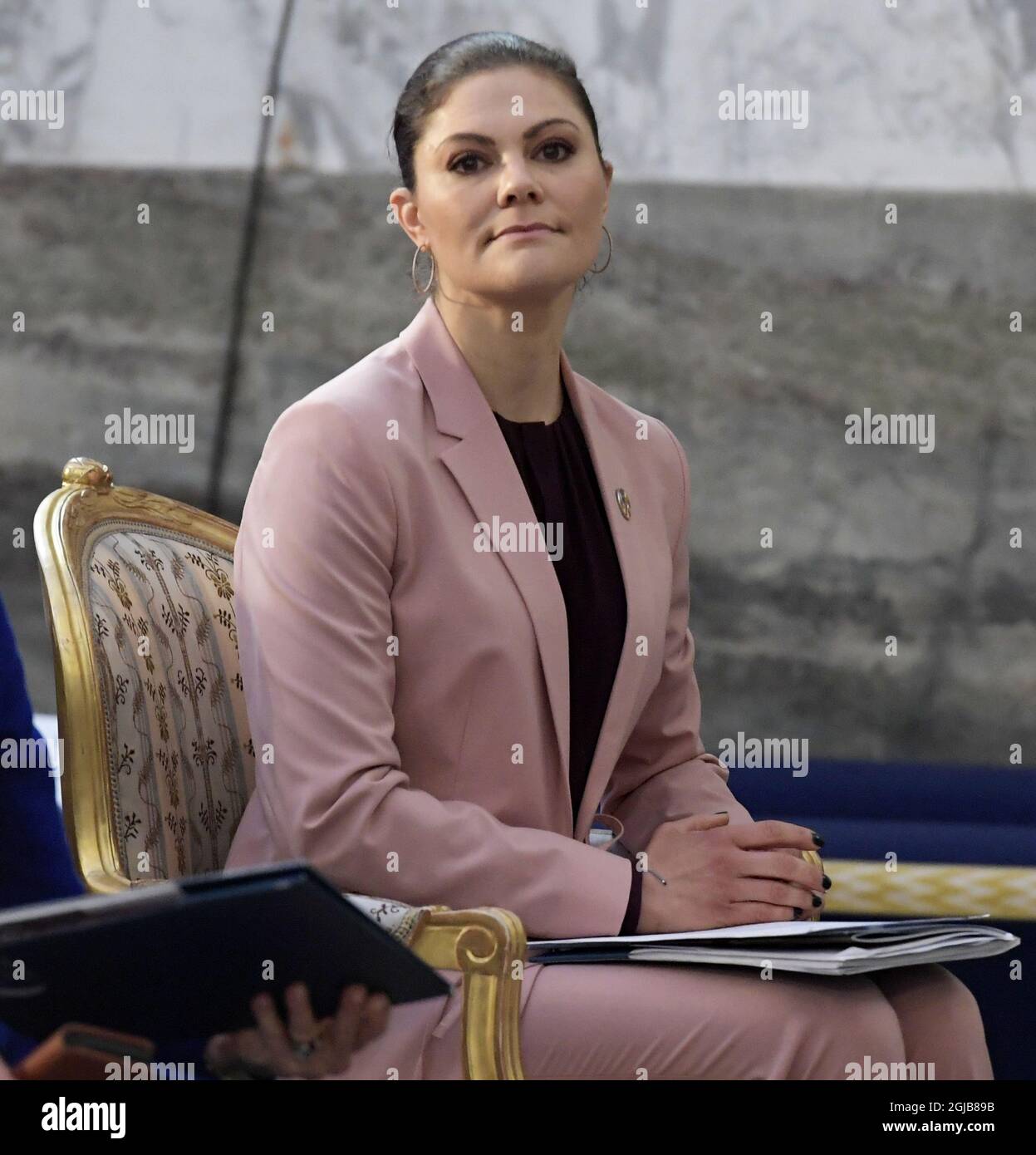 STOCKHOLM 2018-04-11 Crown Princess Victoria during the Global Child ...