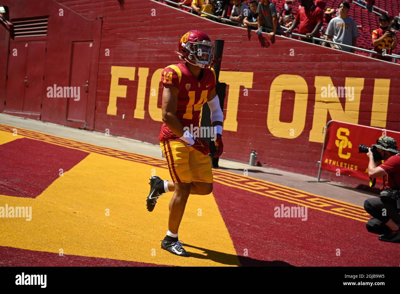 Southern California Trojans cornerback Jayden Williams (14) during an ...